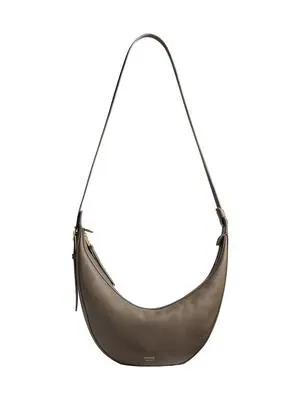 Khaite Augustina Suede Hobo Bag - Elephant