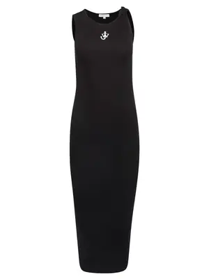 JW Anderson Anchor Midi Dress - Black