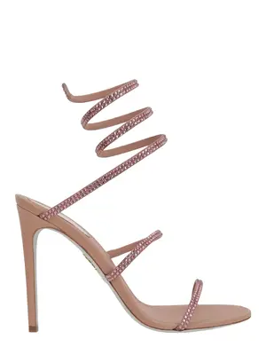 Rene Caovilla 105mm Cleo Sandals - Pink