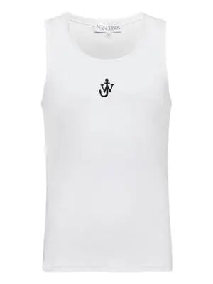 JW Anderson Anchor Logo Tank Top - White