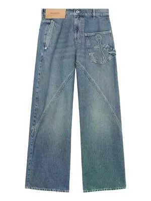 JW Anderson Workwear Straight-leg Jeans - Blue