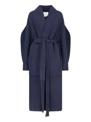 SA SU PHI Sara Double-breasted Coat - Blue