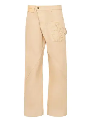 JW Anderson Twisted Jeans - Neutrals