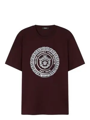 Versace Chain Crest T-shirt - Brown