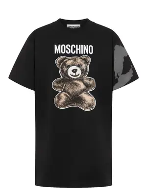 Moschino Teddy Bear-print T-shirt - Black