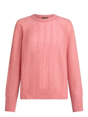 Etro Cable-knit Cashmere Jumper - Pink