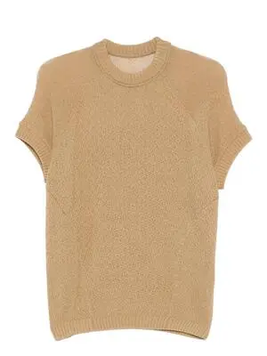 ISA BOULDER Paper T-shirt - Neutrals