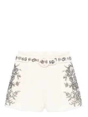 ZIMMERMANN ZIMMERMANN Belted Printed Shorts