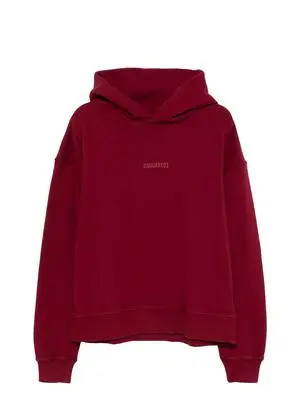 Dsquared2 Logo-raised Hoodie - Red