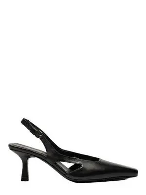 WANT Les Essentiels Want Les Essentiels Holton Leather Slingback Heels Black