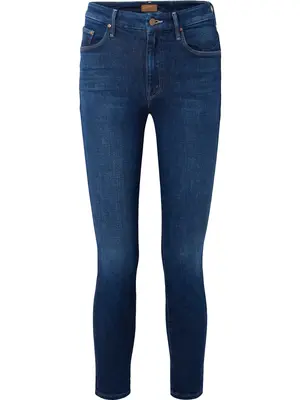 MOTHER Looker High-rise Skinny Jeans - Blue