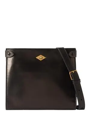 METIER Stowaway Leather Shoulder Bag - Black