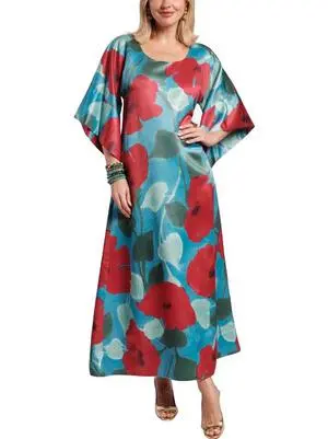 FRANCES VALENTINE Spinnaker Maxi Dress - Navy/red/multi