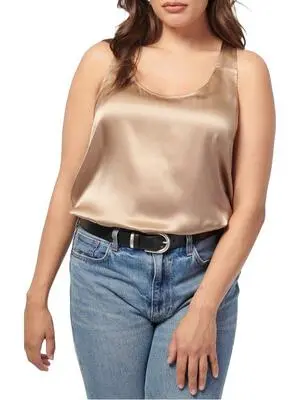 Cami Nyc CAMI NYC Jane Silk Charmeuse Tank Champagne