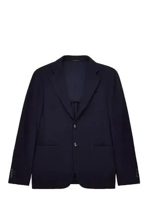 Giorgio Armani Upton Line Single-breasted Jacket - Blue
