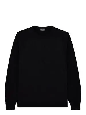 Giorgio Armani Cashmere Crew-neck Jumper - Black