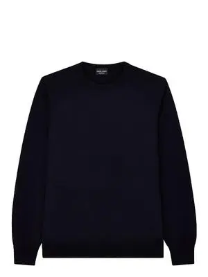 Giorgio Armani Cashmere Crew-neck Jumper - Blue