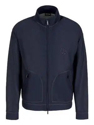Giorgio Armani Stretch Jersey Blouson - Blue