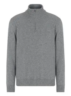 Giorgio Armani Cashmere Mock-neck Jumper - Natural