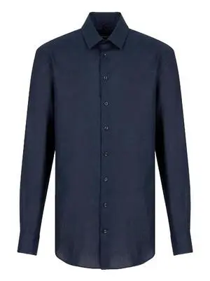 GIORGIO ARMANI Regular-Fit Shirt In Linen