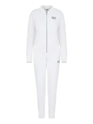EA7 Tennis Pro Tracksuit In Ventus7 Technical Fabric - White