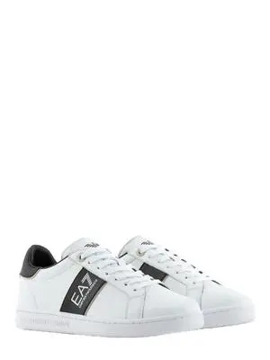 EA7 Classic Leather Sneakers - Natural