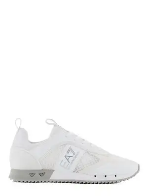 Emporio Armani Ea7 Carbon Sneakers - White