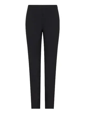 Giorgio Armani Wool Crepe Trousers - Blue / Navy