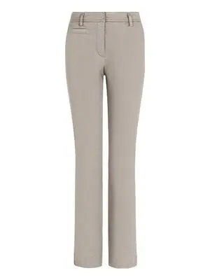 Giorgio Armani Stretch Cotton Chinos Natural