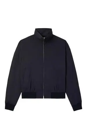 Bottega Veneta Wool Bomber Jacket - Blue