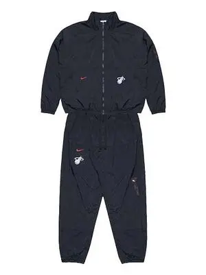 Nike Nba Miami Heat 23/24 Courtside Tracksuit - Black