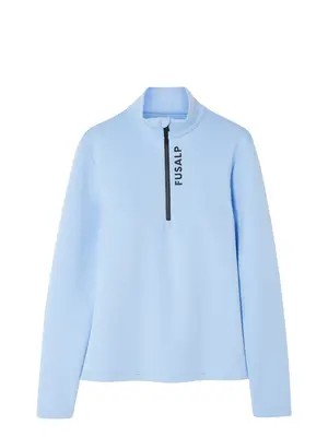 Fusalp Orion Stretch-jersey Turtleneck Base Layer - Blue