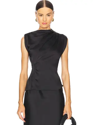 L'academie By Marianna Adira Top - Black