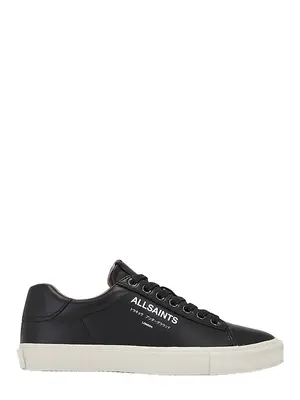 ALLSAINTS Underground Leather Low Top - Black