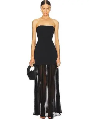 L'academie Amiens Gown - Black