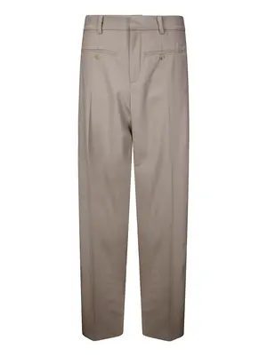 ACT Nº1 Wool Straight-leg Trousers - Neutrals