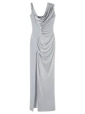 Versace Medusa '95 Draped Gown - Grey