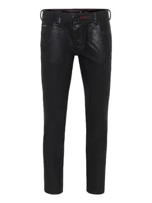 Philipp Plein Skull Mid-rise Skinny Jeans - Black
