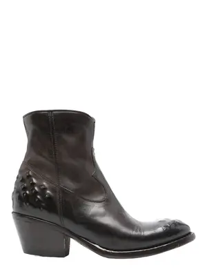 ALBERTO FASCIANI 50mm Isabel Cowboy Boots - Brown