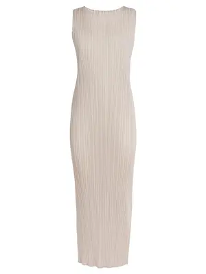 Issey Miyake Maxi Dress - Beige