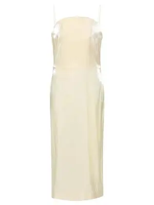 Jacquemus La Robe Carino Midi Dress - Pale Yellow
