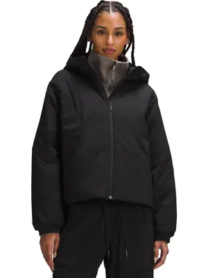 Lululemon Water-Resistant Insulated Hooded Jacket - Black