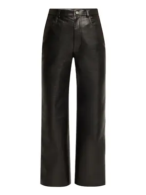 Nanushka Camma Straight-leg Trousers - Black