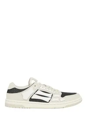 Amiri Pacific Bones Leather Sneakers - Black