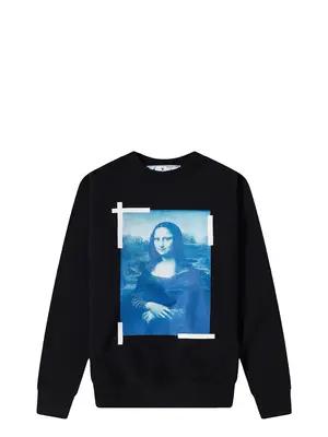 Off-White Monalisa Over Crewneck - Black