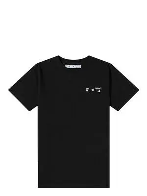Off-White Logo Slim Short Sleeve T-shirt - Black