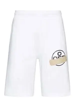 Off-White Off Tape Arrows Sweatshorts - White/beige