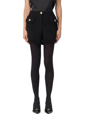 Versace Versace Textured Shorts Black