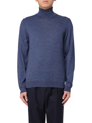 BOSS BOSS Black Knit Turtleneck Sweater Blue