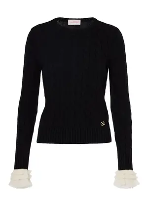 Valentino Garavani Cashmere Sweater - Black